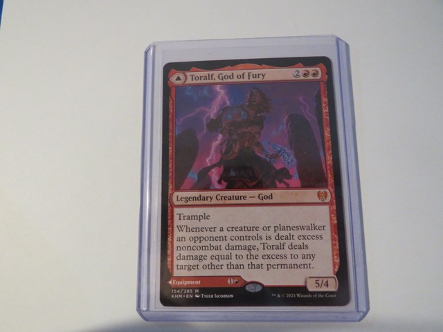 MTG Toralf, God of Fury // Toralf's Hammer Kaldheim 154/285 Regular ...