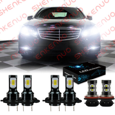 For Mercedes-Benz E350 B200 2008 2009 2010 2011 LED Headlights Fog ...
