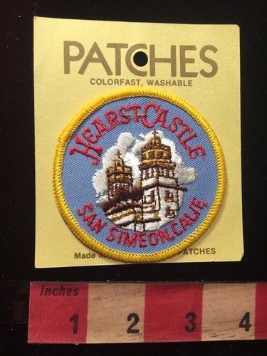Vtg Holms Patches HEARST CASTLE (w/Hearst Price Tag-back) California ...