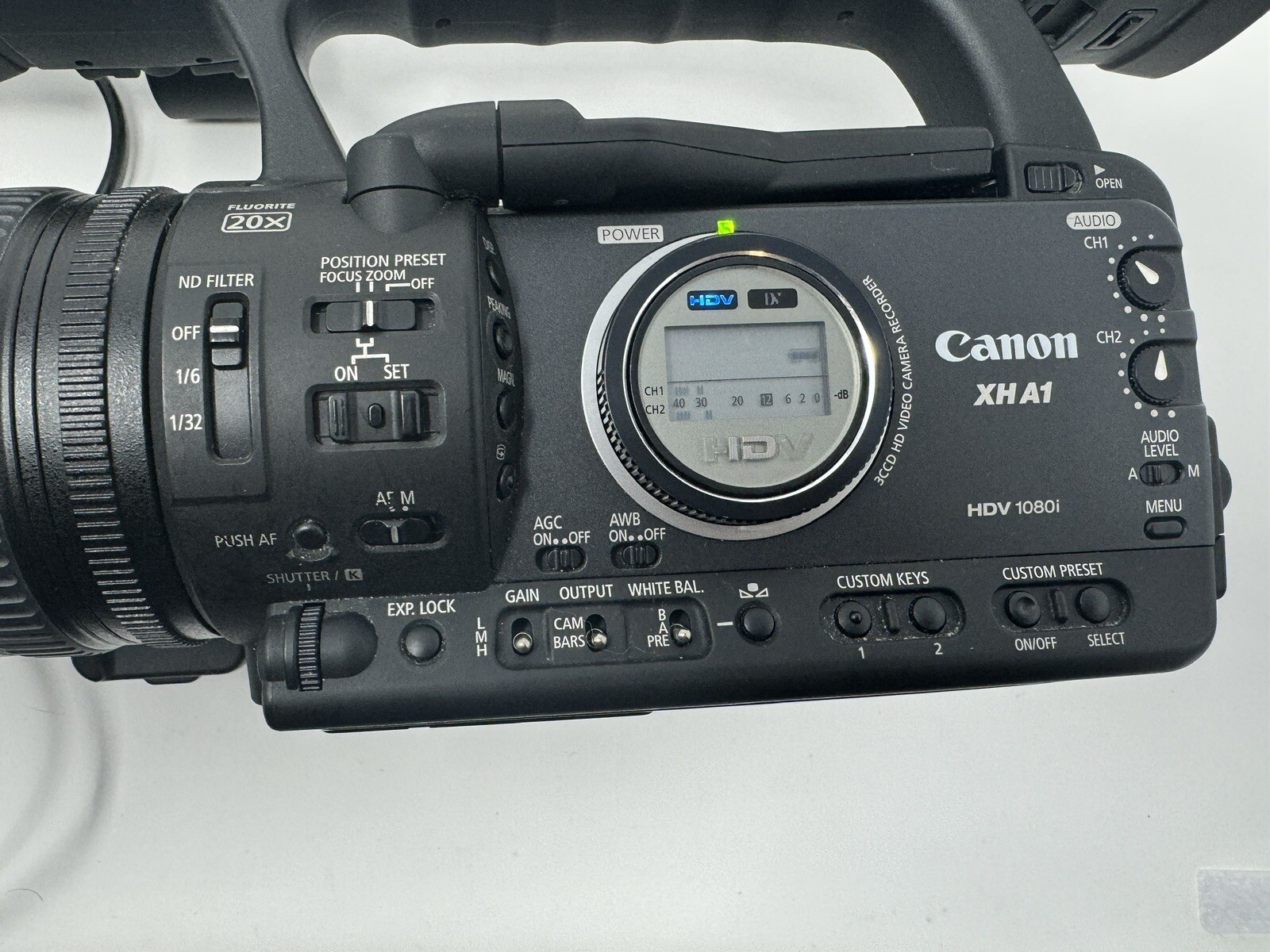 Canon XH A1 Mini DV Camcorder - Black for sale online | eBay