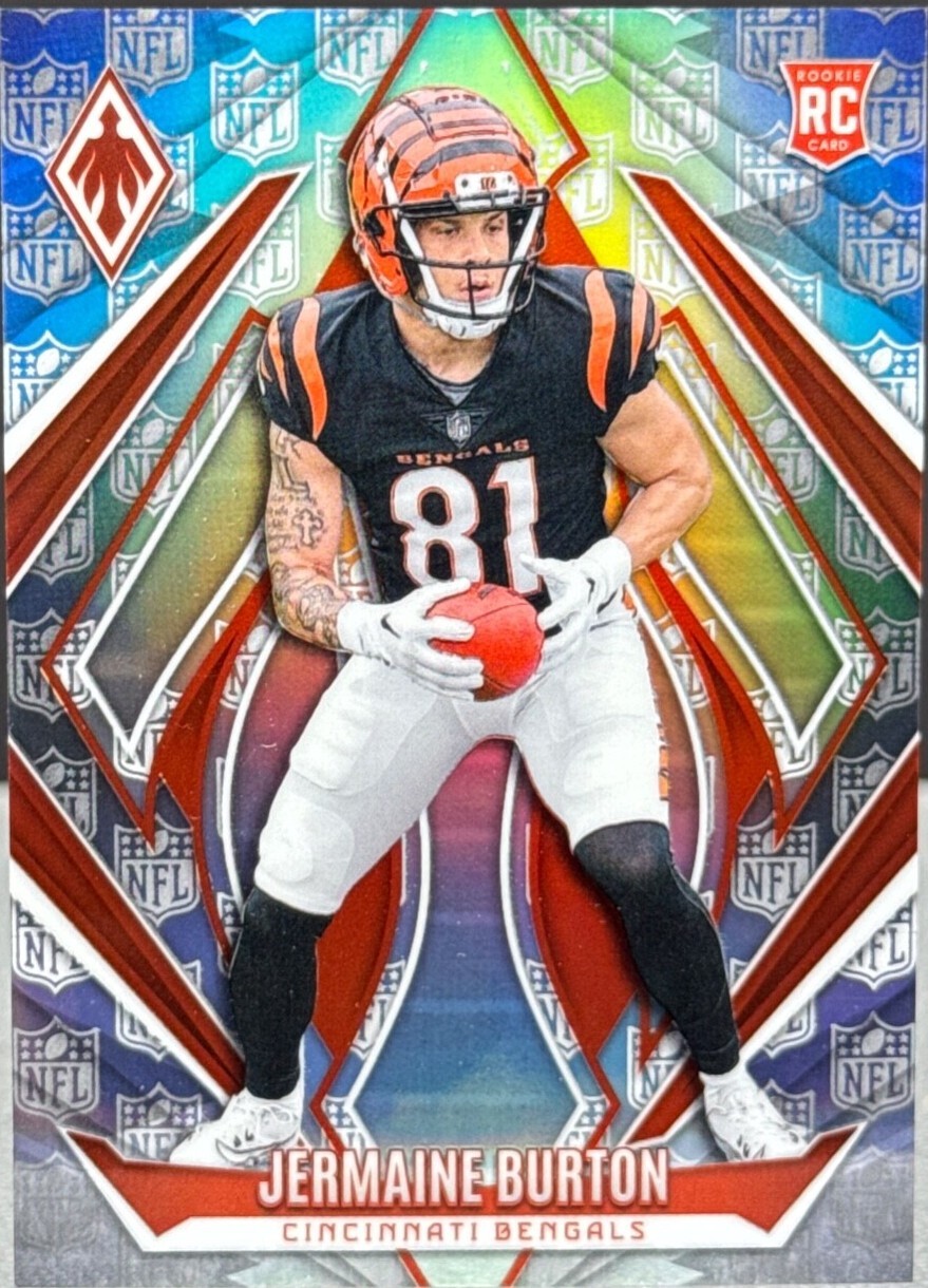2024 Panini Phoenix - Rookies Jermaine Burton #201 NFL Shield /150 (RC ...