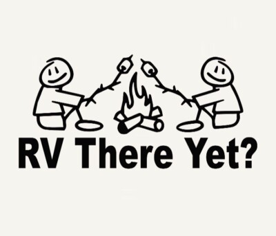 RV There Yet Decal Sticker JDM Funny Vinyl Car Truck Bumper camping ...