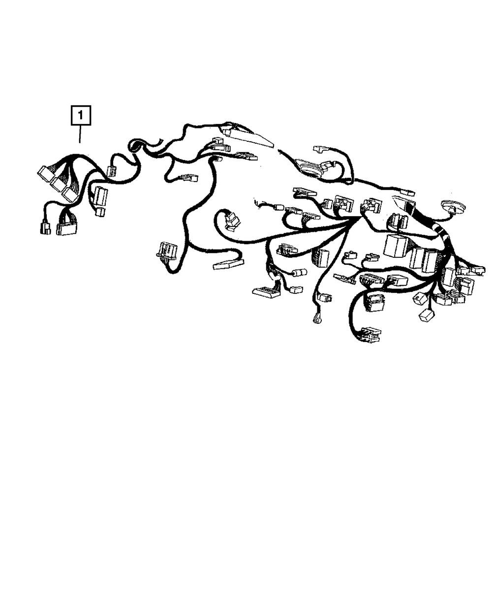 Genuine Mopar Instrument Panel Wiring 5140991AA | eBay
