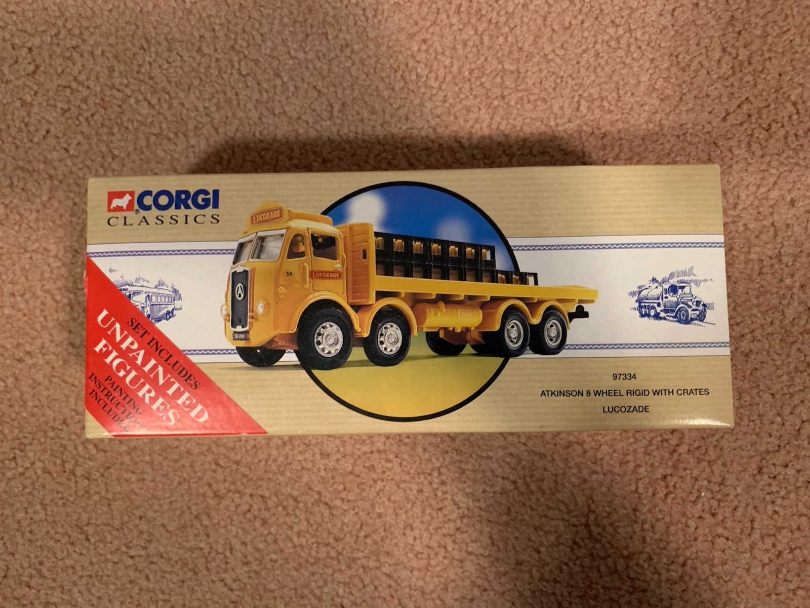 Corgi Classics 1:50 Atkinson 8 Wheel With Crates Lucozade #97334 | eBay
