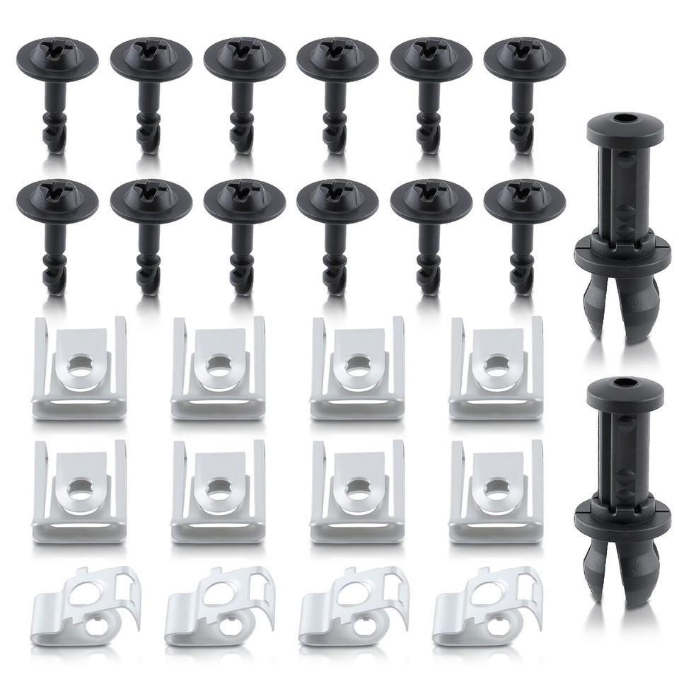 Engine Under Cover Splash Guard Clips Screw Kit Fit Audi (A4 / A5 / Q5 ...
