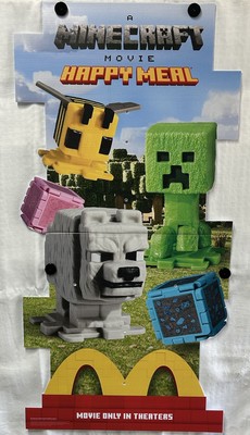2025 McDONALD'S Minecraft Drive Thru Display Promo Happy Meal Standee ...