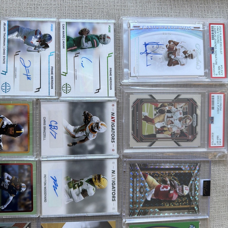 139 Football Card Lot- All Teams/Years- Rookies, parallels, numbered ...