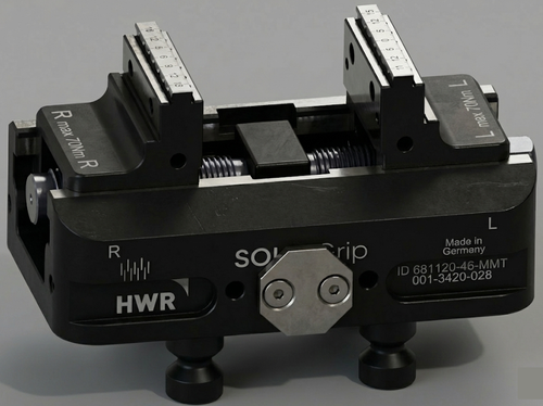 HWR Workholding SOLIDGrip 46mm/0-120mm 5-axis centering vise. LANG ...