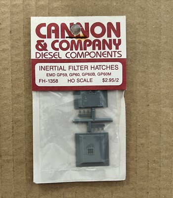 Cannon & Company FH-1358 HO Inertial Filter Hatches *EMD GP59/60/60B ...