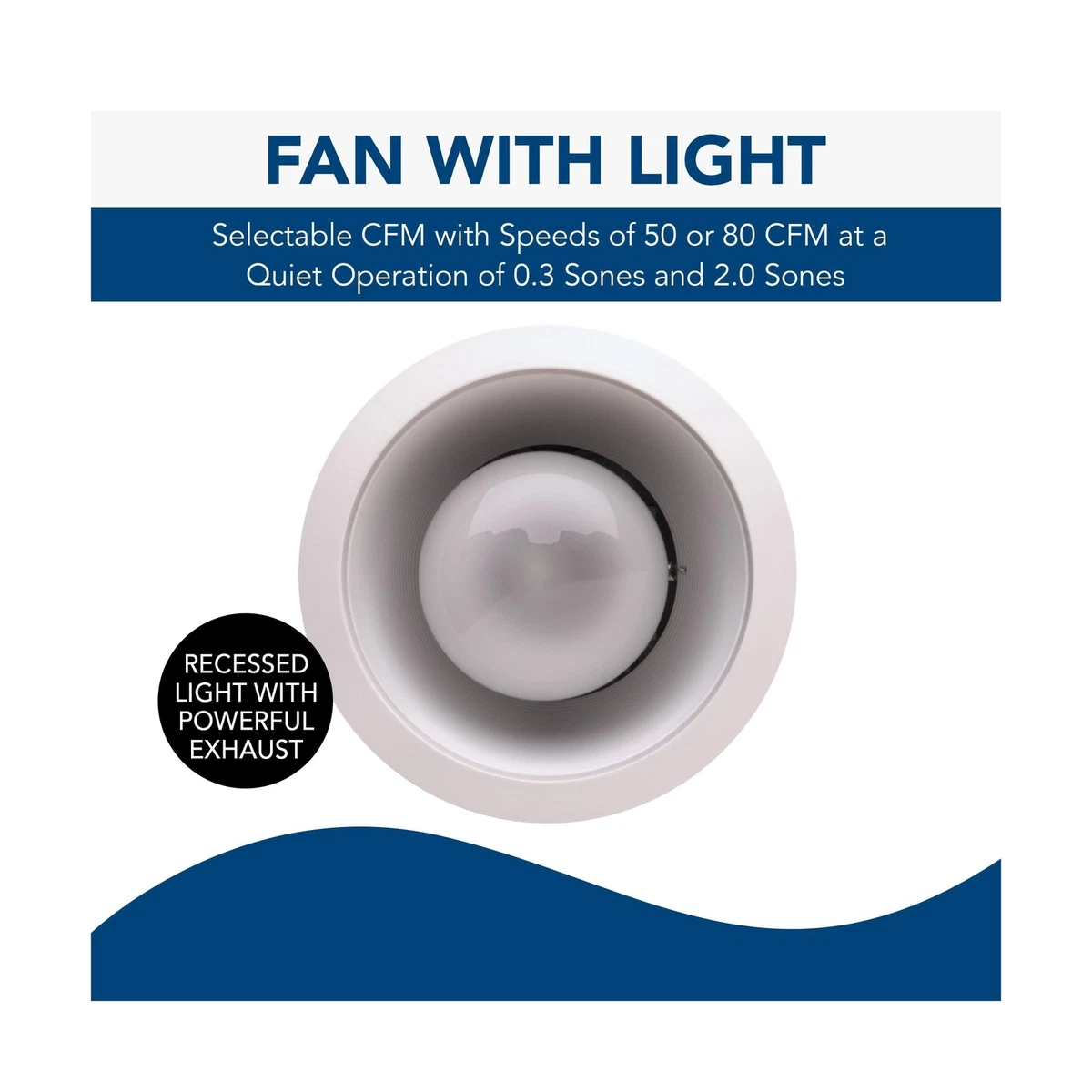 Broan Recessed Light Exhaust Fan | Shelly Lighting