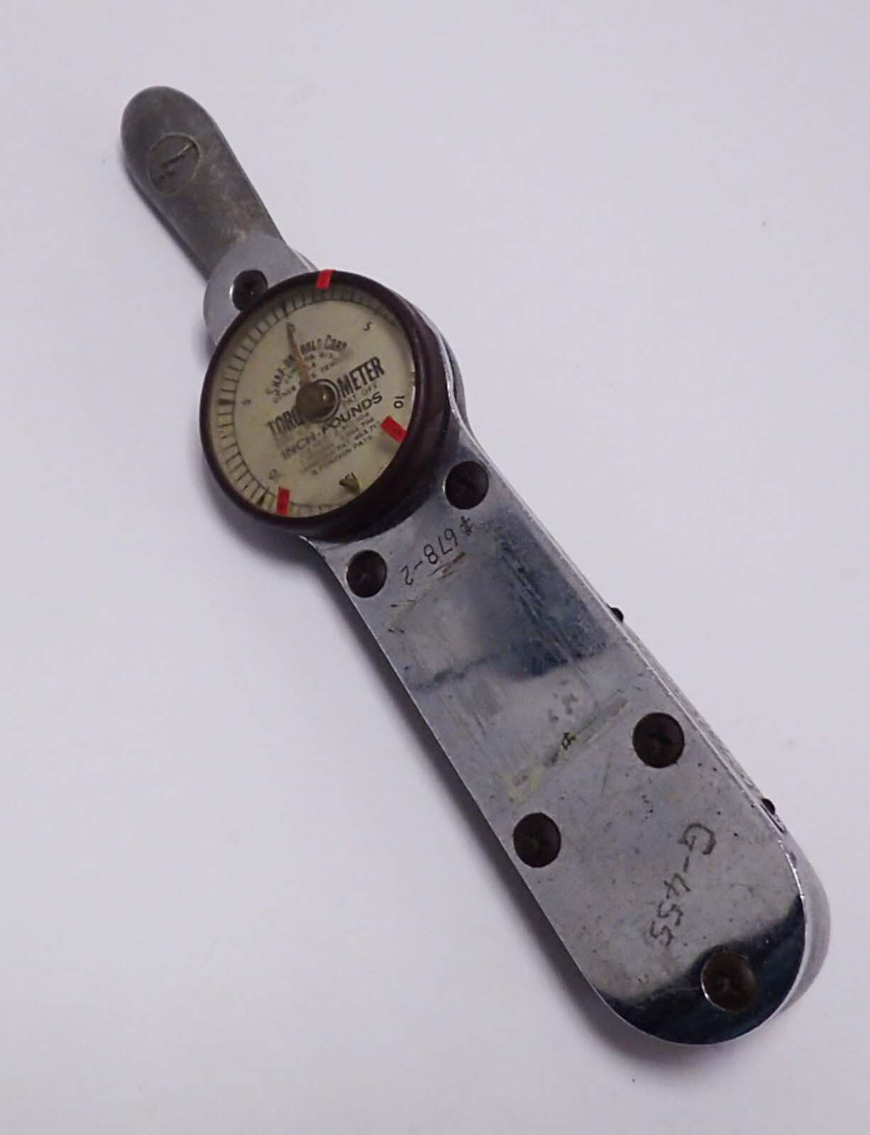 SNAP-ON TORQOMETER TQ-1 INCH -POUNDS 1/4" VINTAGE | eBay