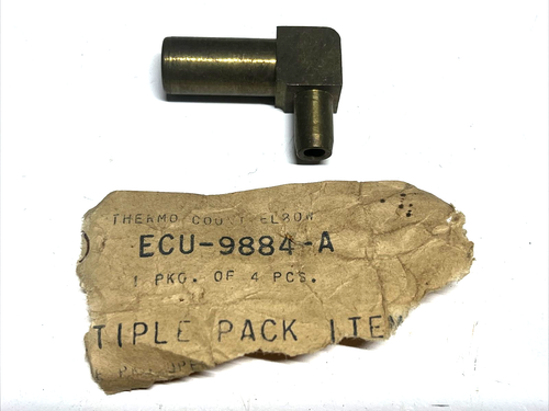 NOS Lincoln Ford 1956-1957 Inlet Thermostat Chock Control Tube Outlet ...