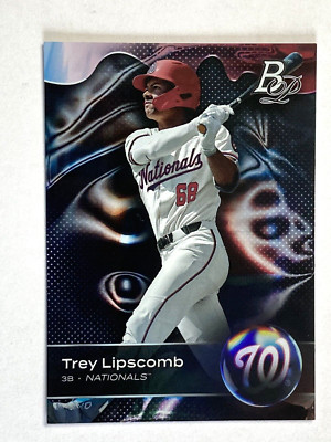 2023 Bowman Platinum Trey Lipscomb Top Prospect Card TOP-39 Nationals ...