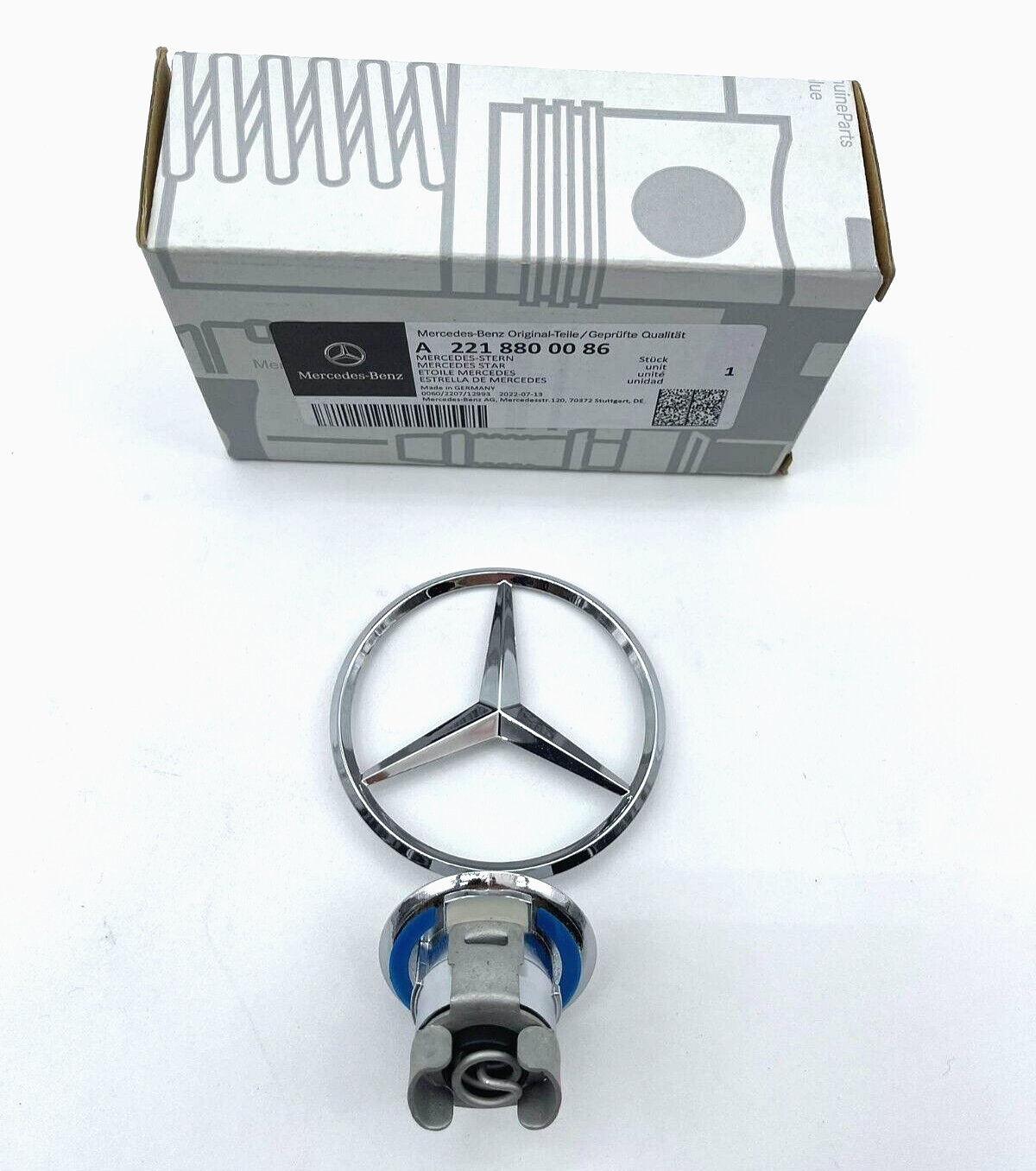Genuine Mercedes-Benz Hood Emblem MERCEDES Star 2218800086 OEM for sale ...
