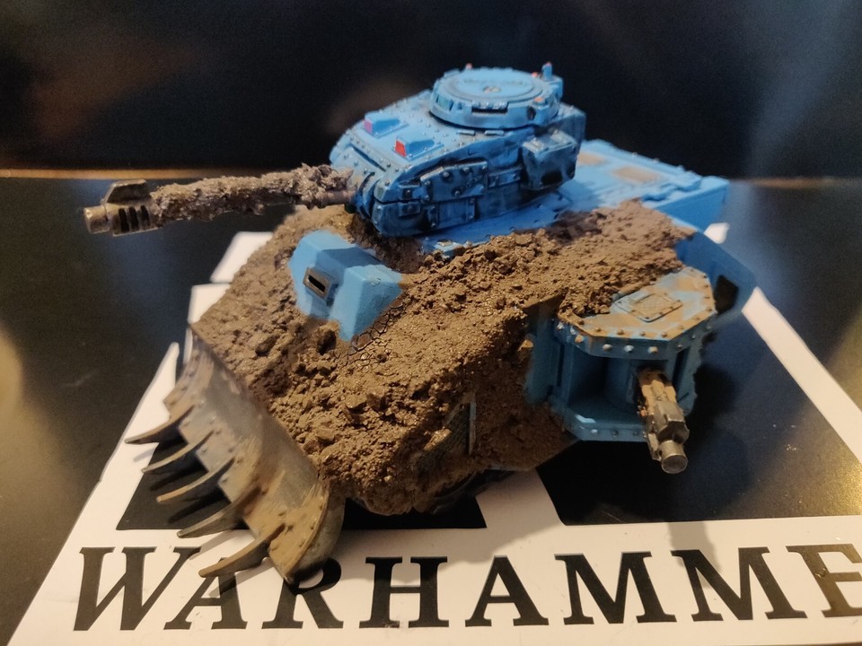 Warhammer 40k Ultramarines Space Marines Predator Tank Metal | eBay UK