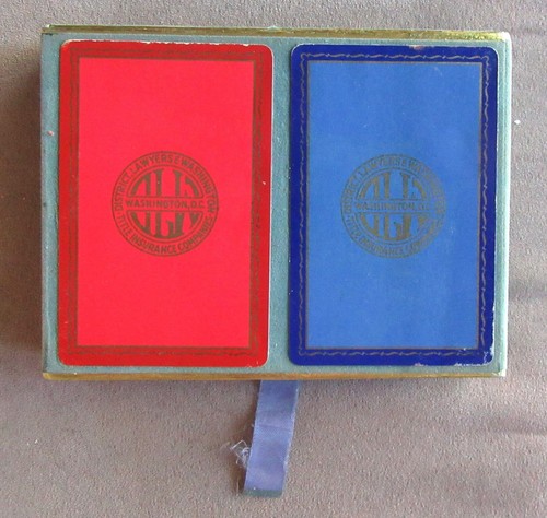 Double deck playing cards Wash DC District Lawyers, sealed tax stamp | eBay