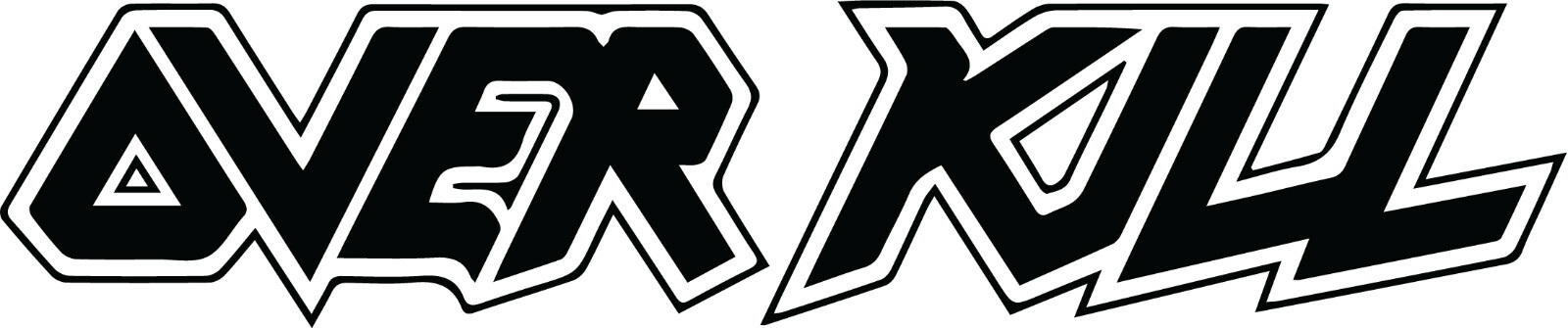 Overkill VINYL DECAL thrash metal band bumper sticker, car, window ...