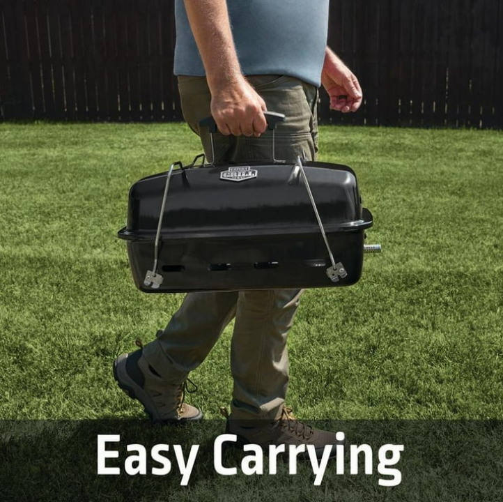 Expert Grill 1-Burner Black Propane Gas 17.5" Portable Tabletop Grill ...