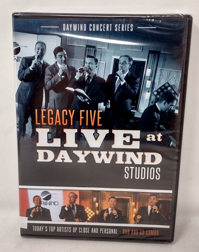 Legacy Five: Live at Daywind Studios (DVD + CD, 2016, 2-Discs) BRAND ...