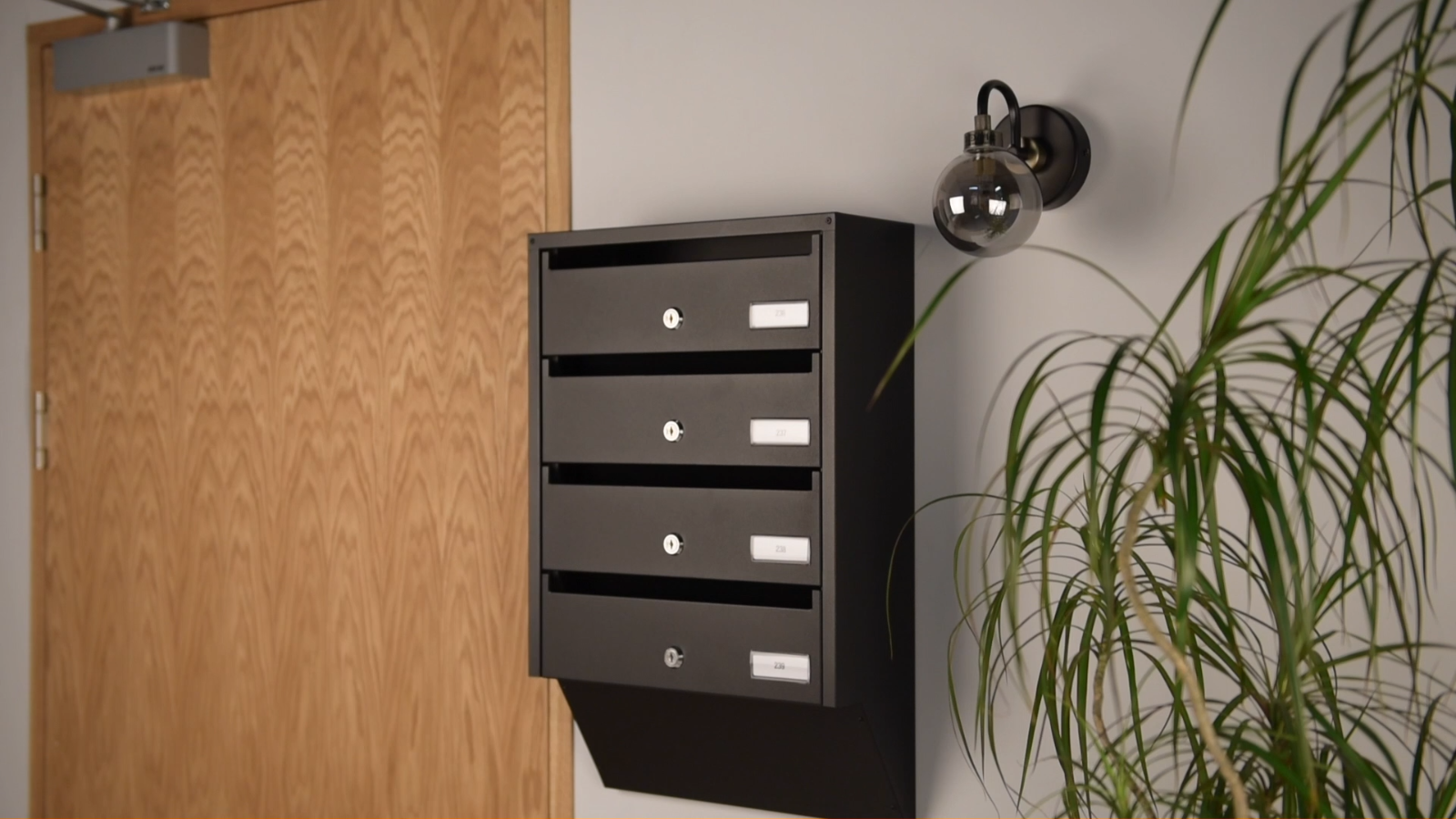 Multi Occupancy Apartment Post Box 4 for Flats Schools Offices | eBay UK