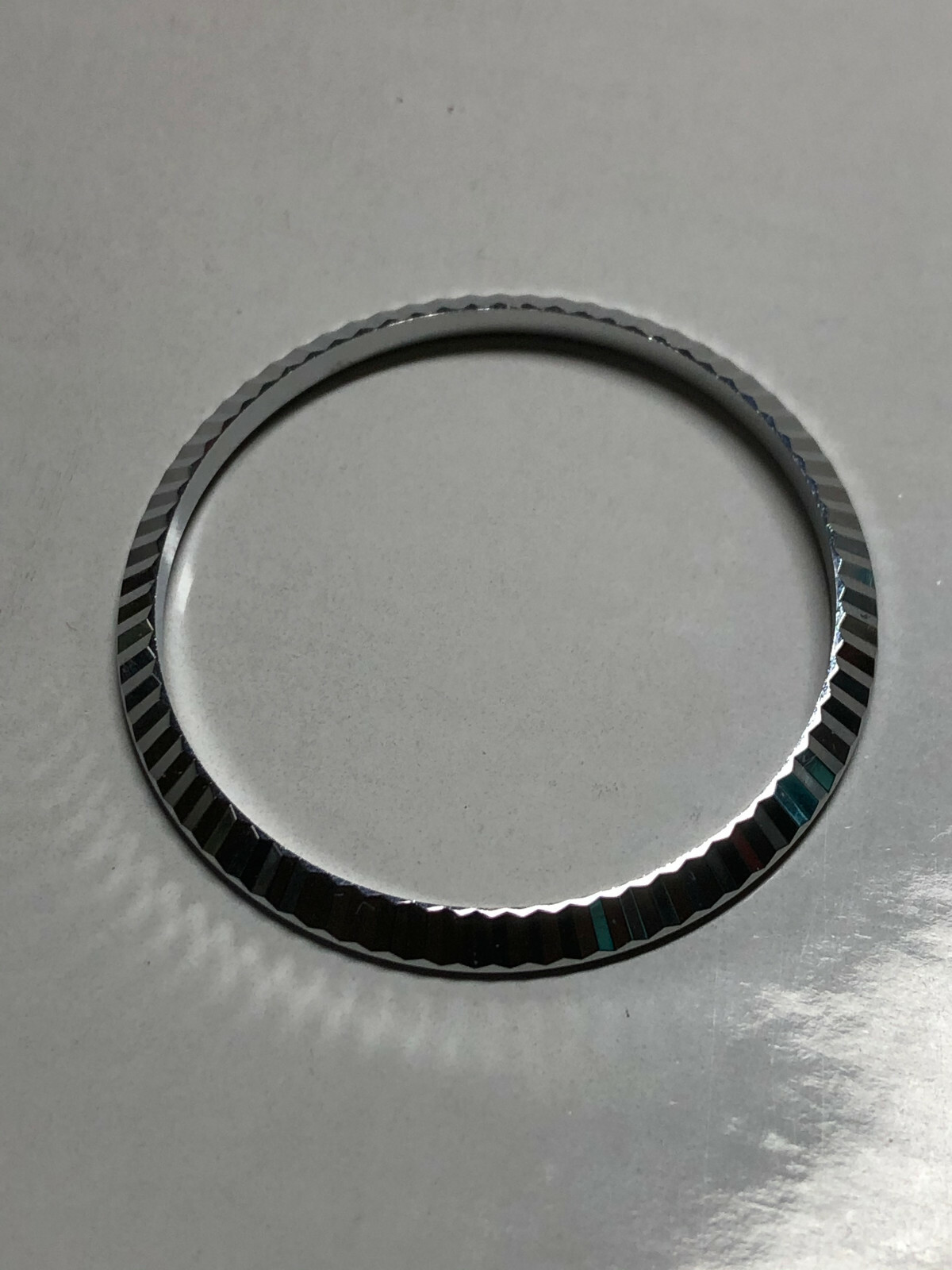 Fluted Stainless Steel Watch Bezel Parts For Bulova Day Date Super ...