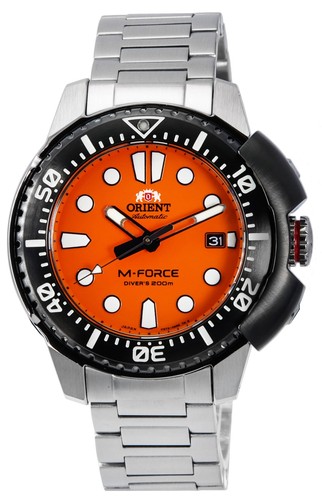Orient M-Force RA-AC0L08Y00B Automatic Analog Diver's 200M Men's ...
