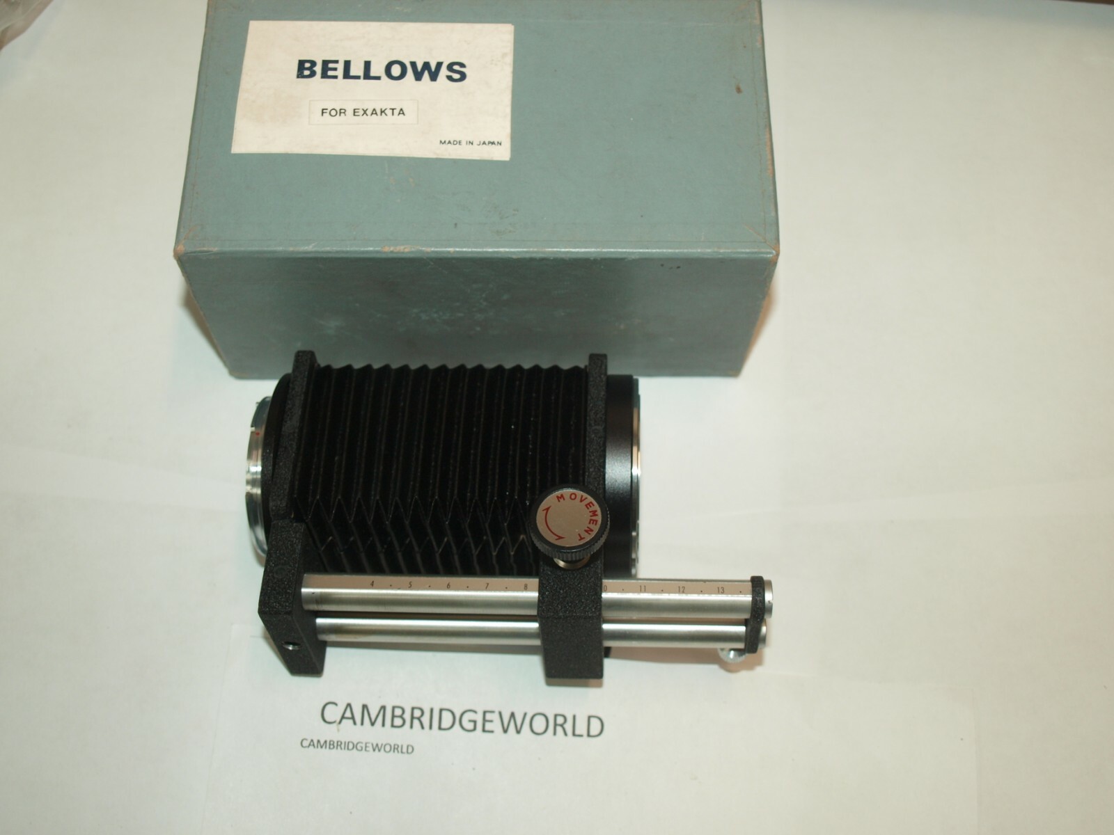 BELLOWS EXAKTA REAL TWIN TL CAMERAS NEW for MACRO CLOSE UP PHOTOGRAPHY ...