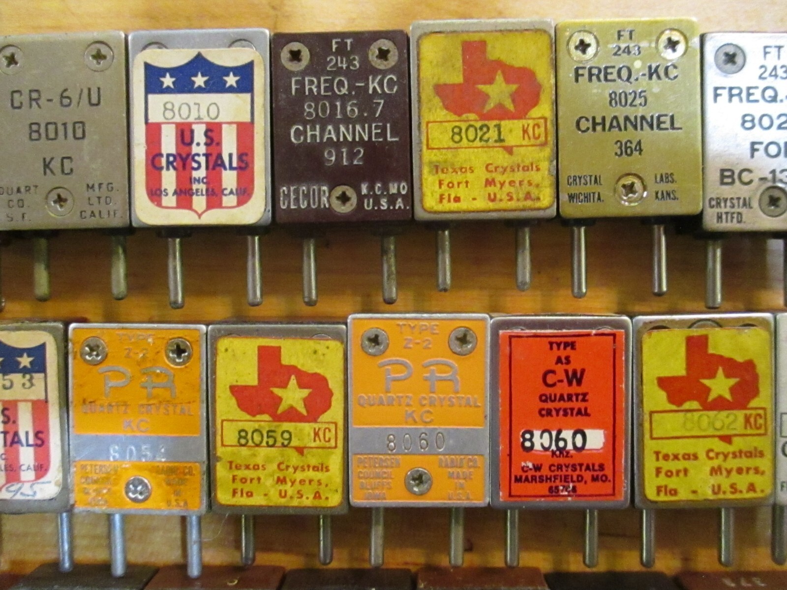 (1) FT-243 CRYSTAL 2 meters Clegg Gonset Johnson 6N2 etc Ham Radio 8.0 ...