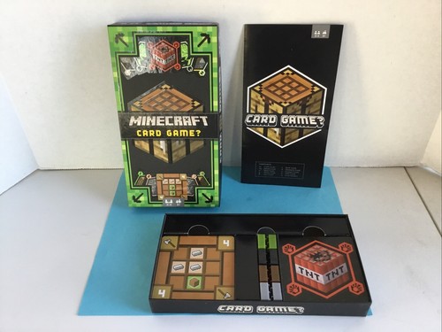 Minecraft card game race to build the most valuable tools ages 8 ...