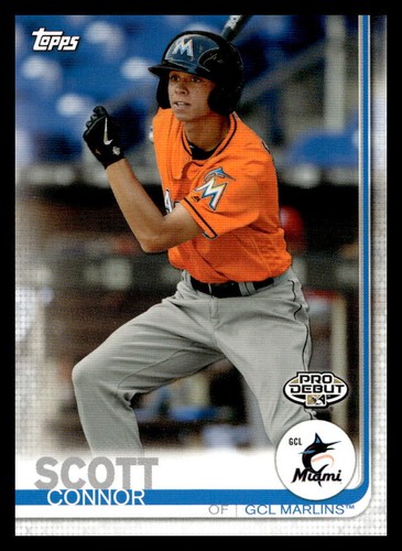 2019 Topps Pro Debut Connor Scott 107 GCL Marlins | eBay
