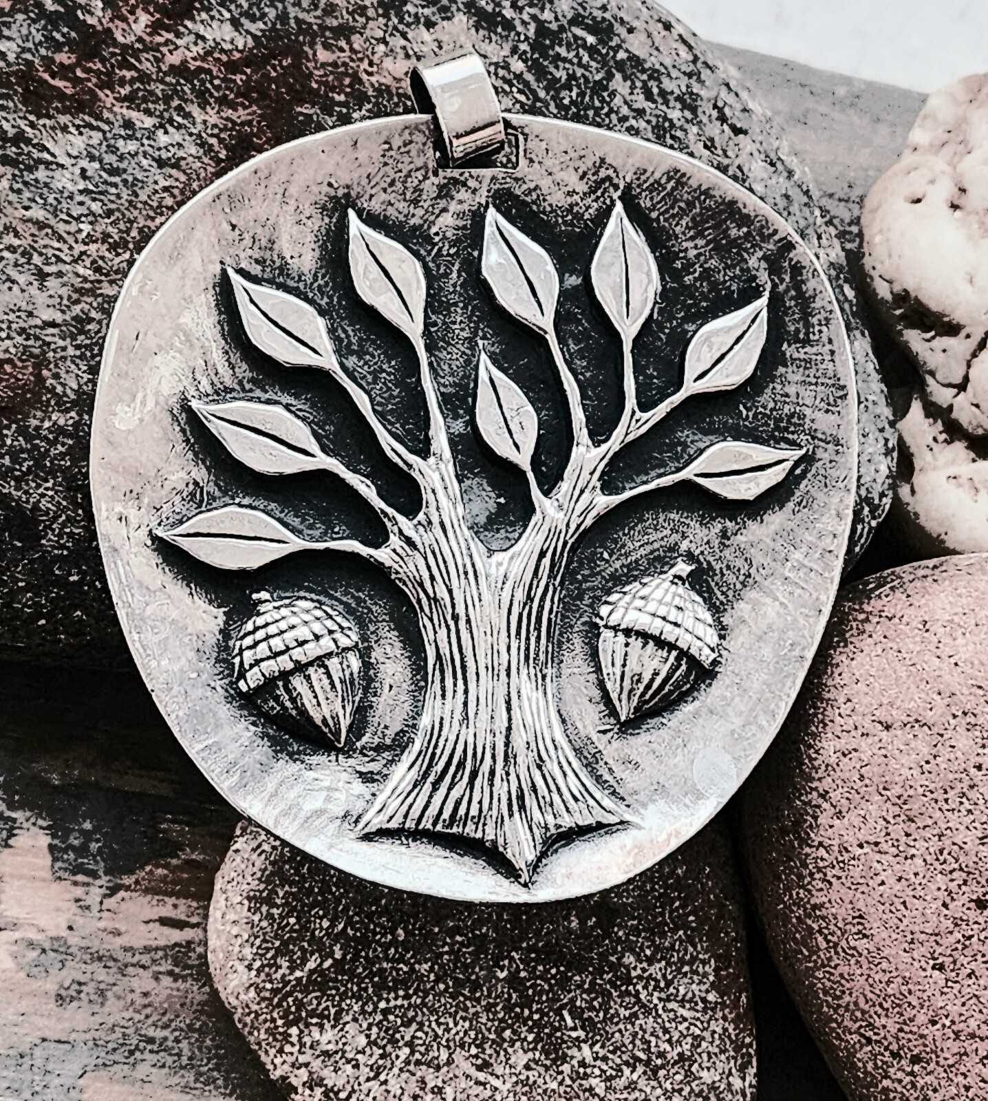 Retired James Avery HEAVY Almost 40 Grams HUGE Oak Tr… - Gem