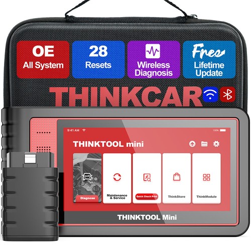 Thinktool mini OBD2 Diagnostic Scanner Full System IMMO KEY Coding FREE ...