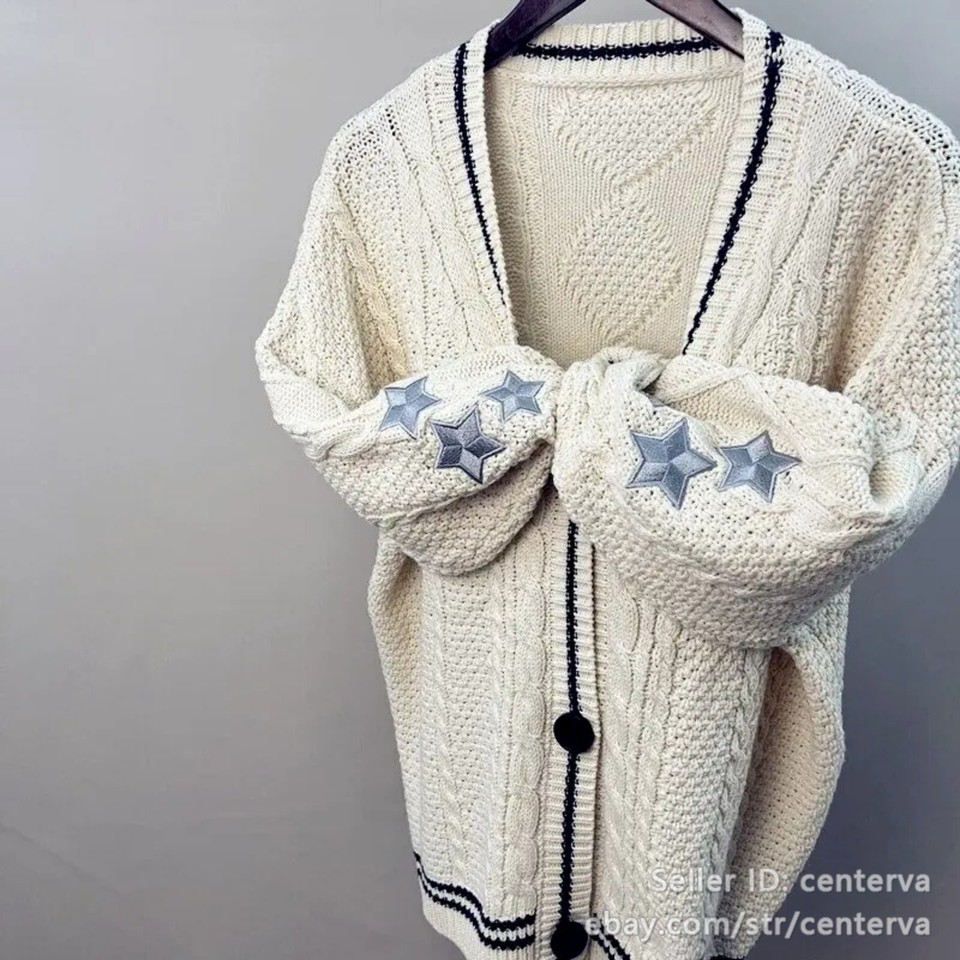 Taylor Swift Folklore Album Embroidered Cardigan: Vintage Preppy ...