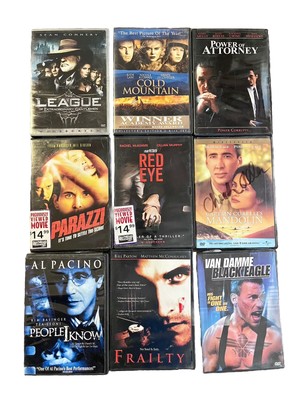 9 DVD LOT Sean Connery Nicole Kidman Rachel McAdams Cillian Murphy ...