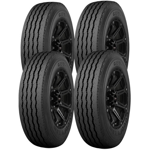 (QTY 4) 265/70R19.5 Goodyear G159 AP RIB 75G Load Range G Black Wall ...