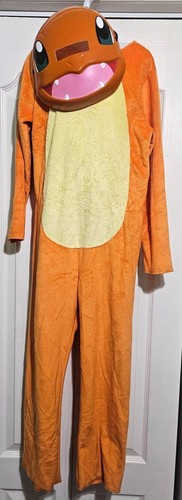 Pokémon Charmander Classic Costume Mask Tail Halloween Disguise Kids ...