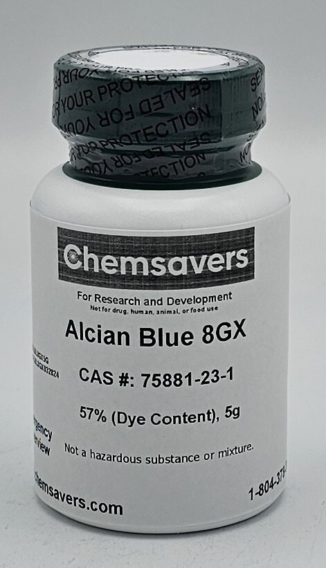 Alcian Blue 8GX, 57% (Dye Content), 5g | eBay