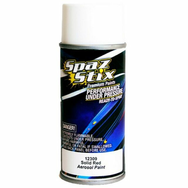 Spaz Stix 12309 Solid Red Aerosol Paint 3.5oz Szx12309 for sale online ...