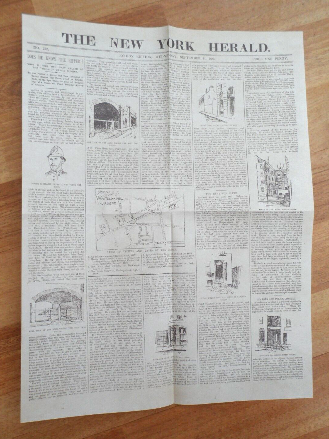 JACK THE RIPPER ~ NEW YORK HERALD REPORTING ON THE RIPPERS VICTIMS ...