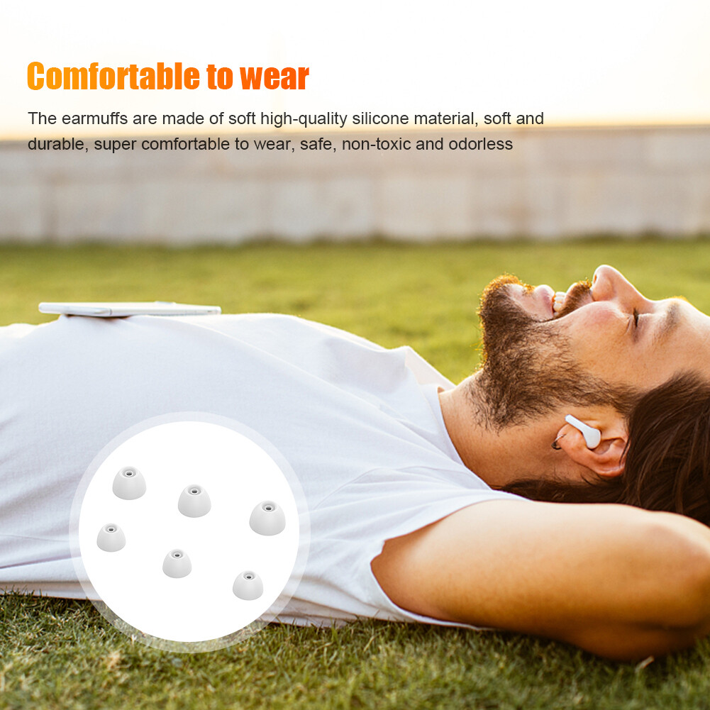 Silicone Ear Tips for Galaxy Buds 2 Wireless Earplug Caps (White) * | eBay