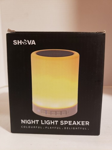 NEW SHAVA Night Light Wireless Bluetooth LED Speaker 5 Colors and slow fading | eBay