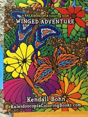2 BOOKS ABSTRACT ADVENTURE IV,WINGED ADVENTURE KALEIDOSCOPIA KENDALL ...