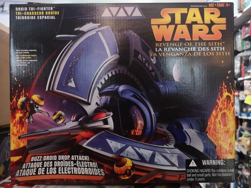 Star Wars Revenge of the Sith - Droid Tri-Fighter w/Buzz Droid Drop ...