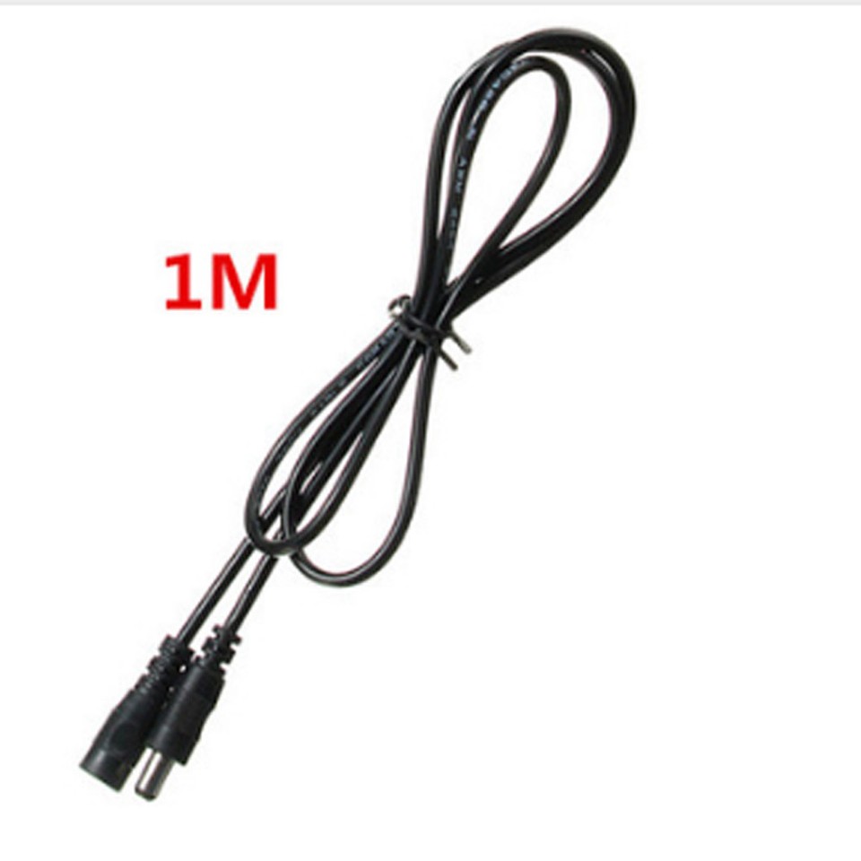 1M 10M 12V CCTV DC Power Cable Extension Cord Adapter Male/female 5.5mm ...