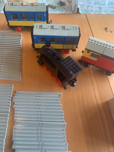 LEGO® Train: Passanger Steam Train Set 7710. Complete extra track ...