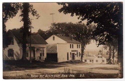 J W HARDING POST OFFICE DIXMONT CORNER MAINE ME PHOTO POSTCARD RPPC | eBay