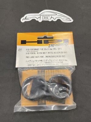 HPI Racing Vintage RC Car Part # 4717 Rear tires med. soft compound ...