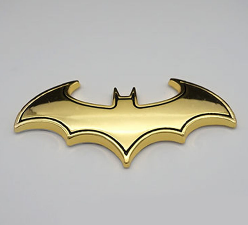 Golden Metal Batman Dark Knight Mask Car Motorcycle Emblem Badge Decal ...