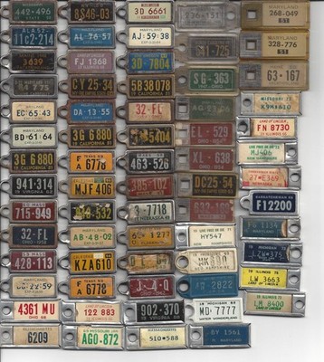 67 USED DAV - Disabled American Veterans Keychain License Plate Tags | eBay