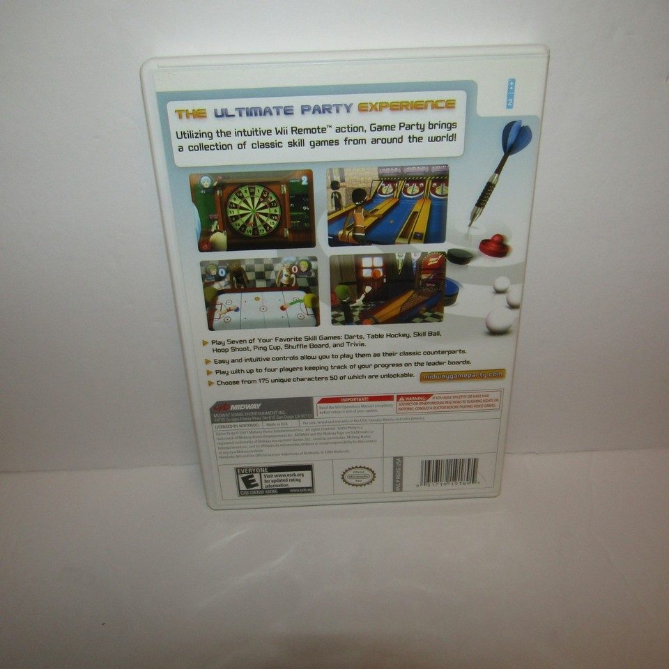 Game Party 1 and Game Party 3 Nintendo Wii 3 Video Game Lot Tested ...